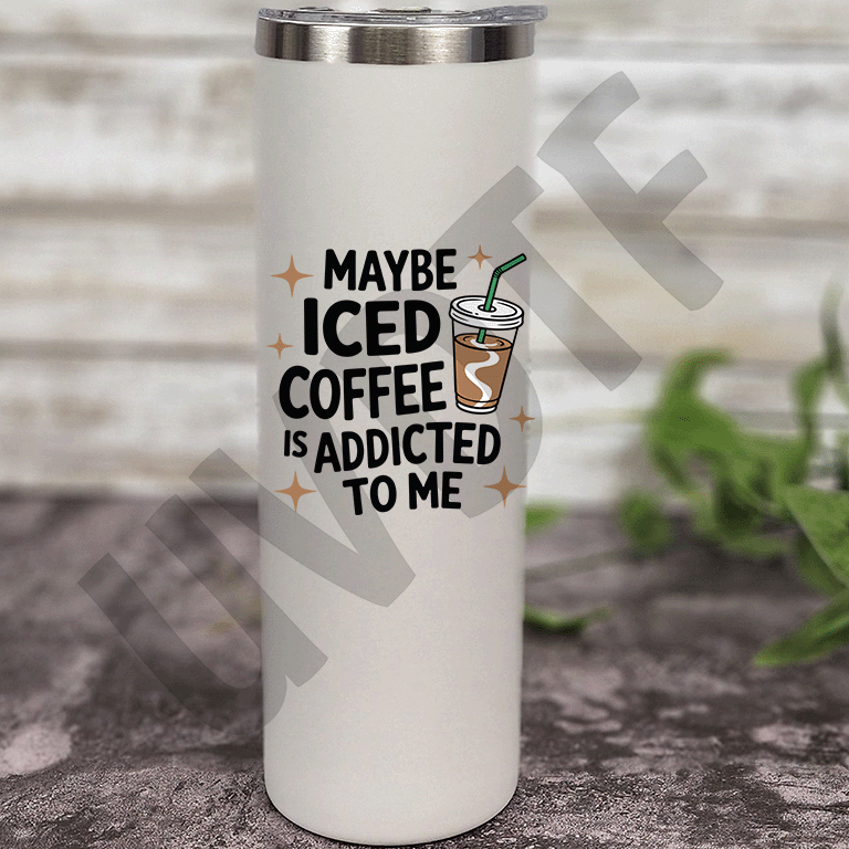 UVDTF Iced Coffee Decal - 121 – Vinyl Fun