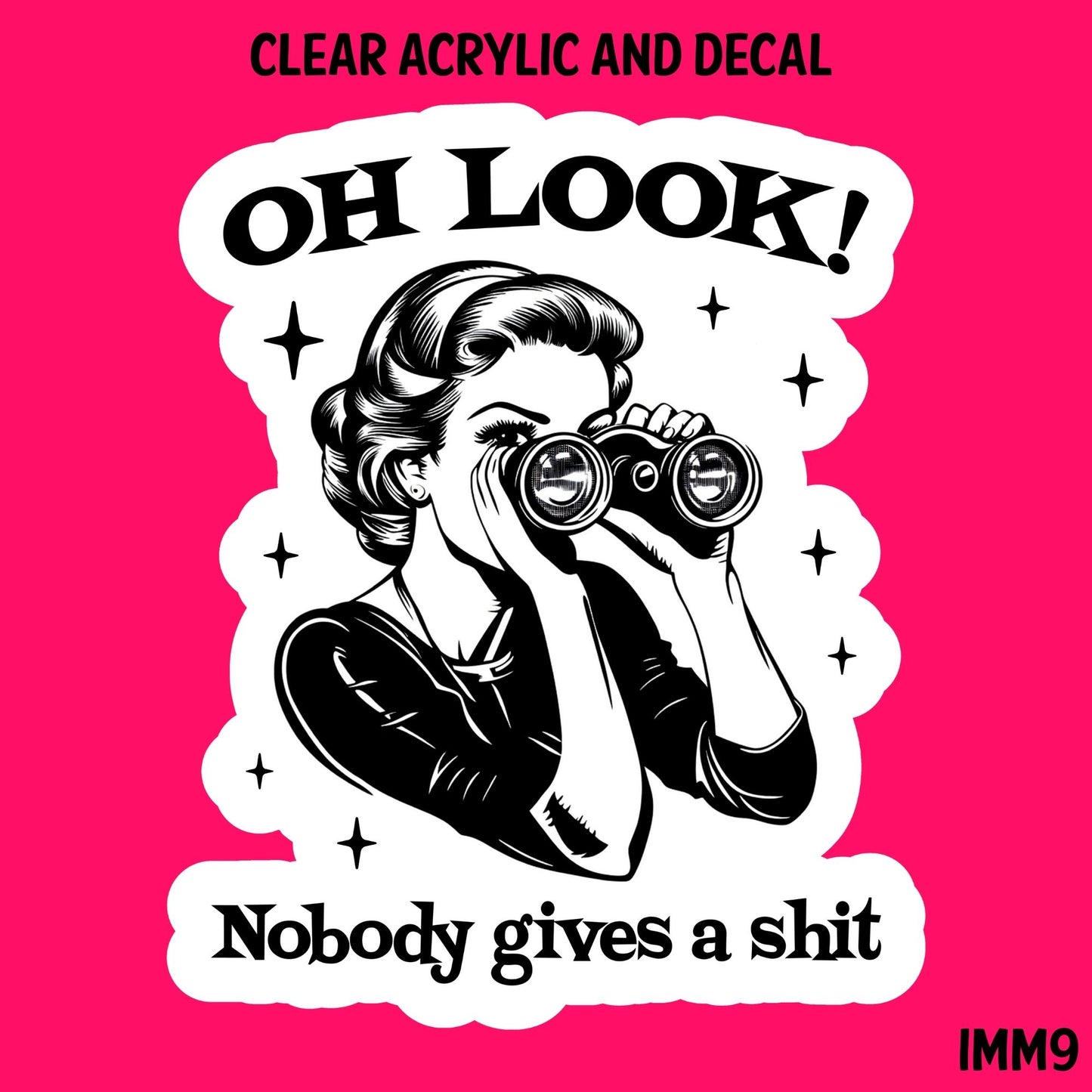 Immature Adult Acrylic With UVDTF Decal- IMM9 – Vinyl Fun