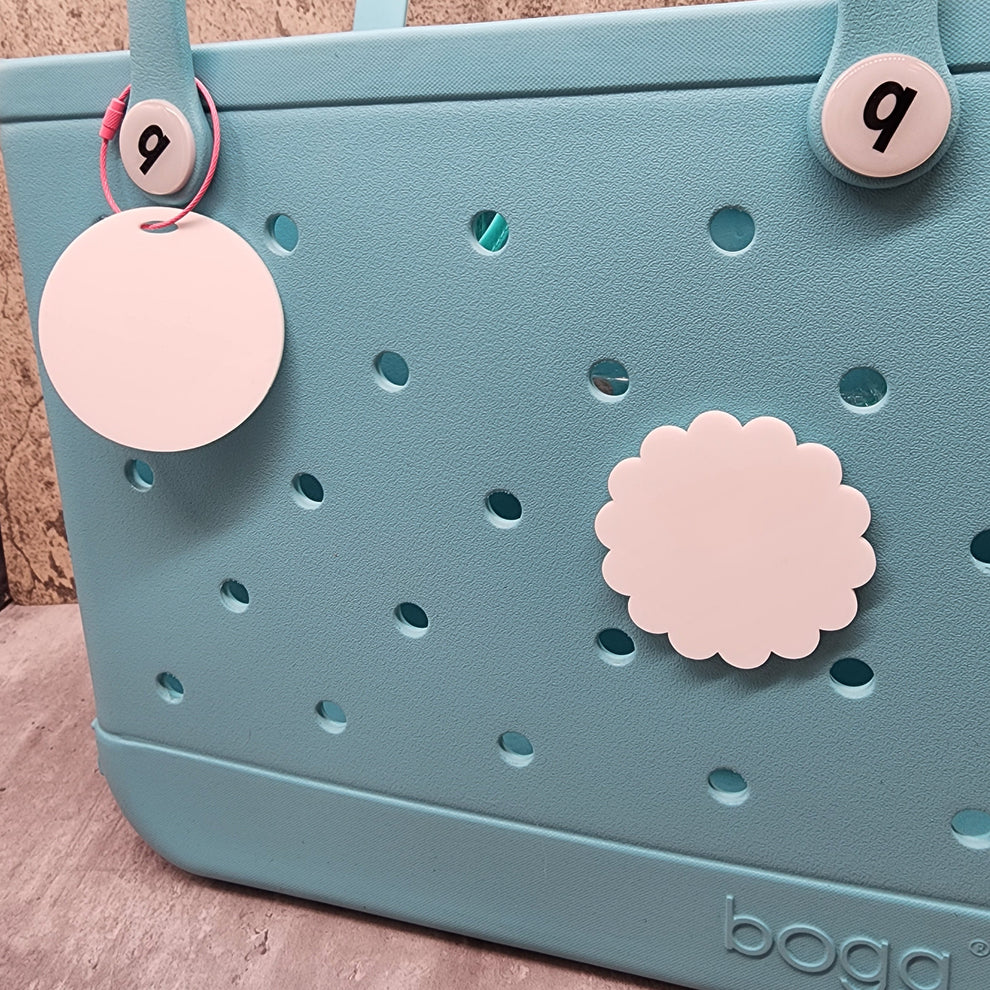 Acrylic Bag Charms – Vinyl Fun