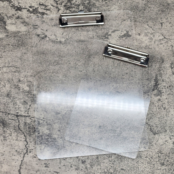 Clear Acrylic Clipboard – Vinyl Fun