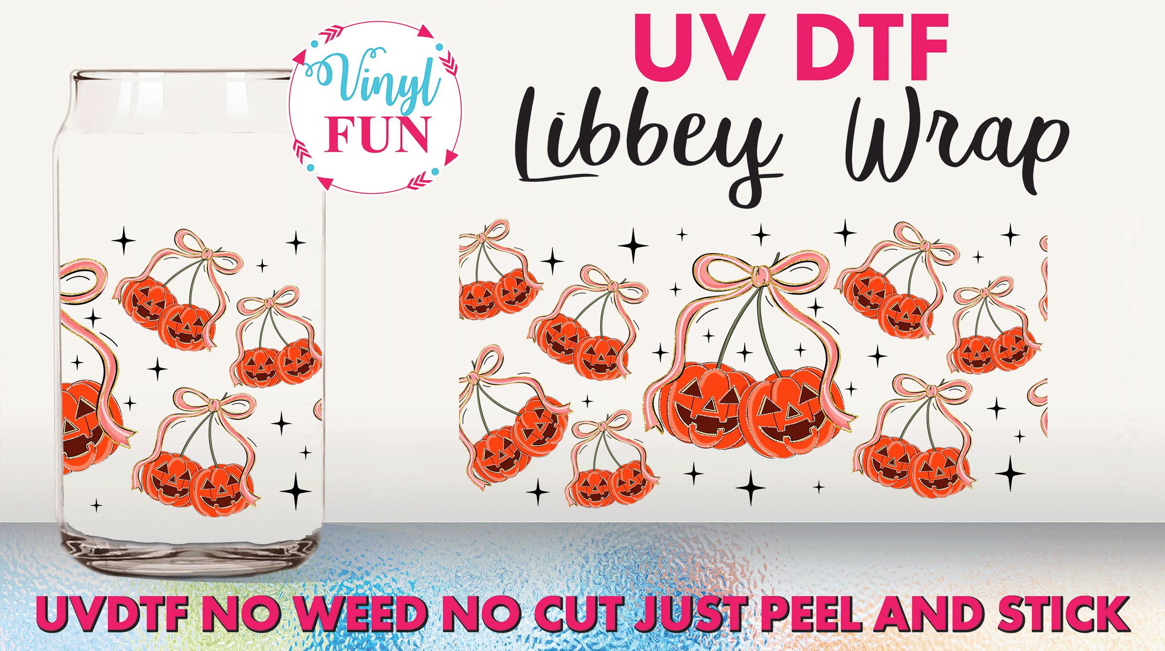 UV DTF Libbey Wraps – Vinyl Fun
