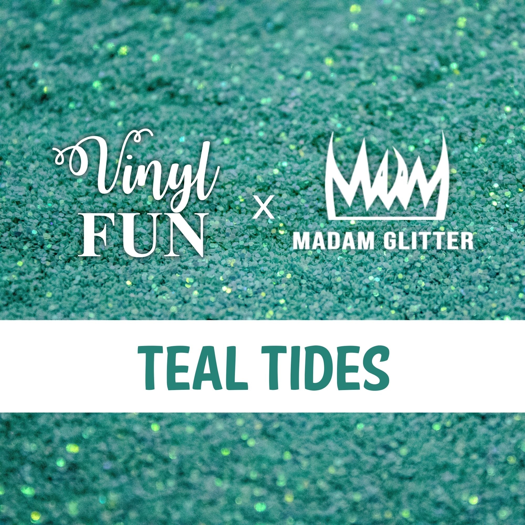 Teal Tides Glitter – Vinyl Fun