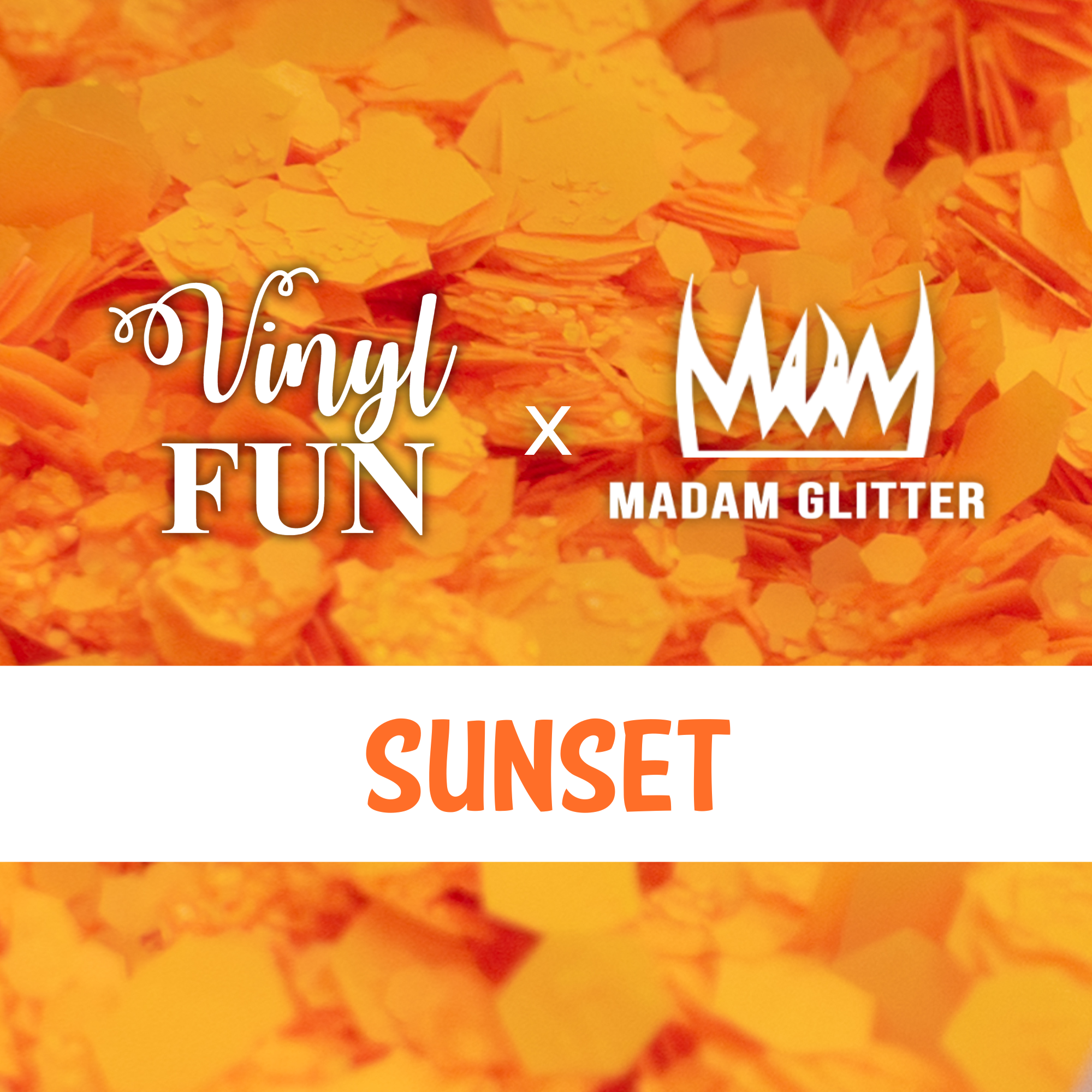 Sunset Glitter – Vinyl Fun