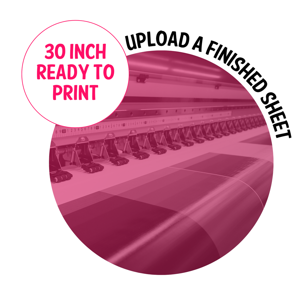 Ready To Print DTF 30" GANG SHEET – Vinyl Fun