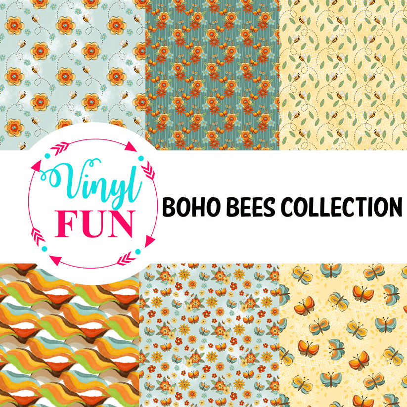 Boho Bees Collection-C7 – Vinyl Fun
