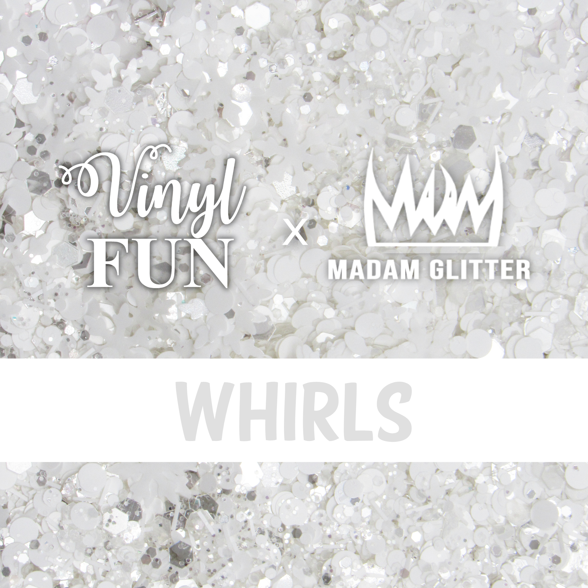 Whirls Glitter – Vinyl Fun