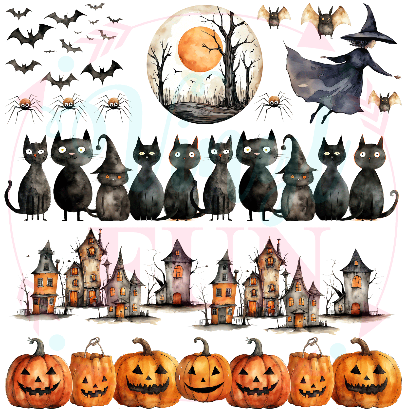 Halloween Borders – Vinyl Fun