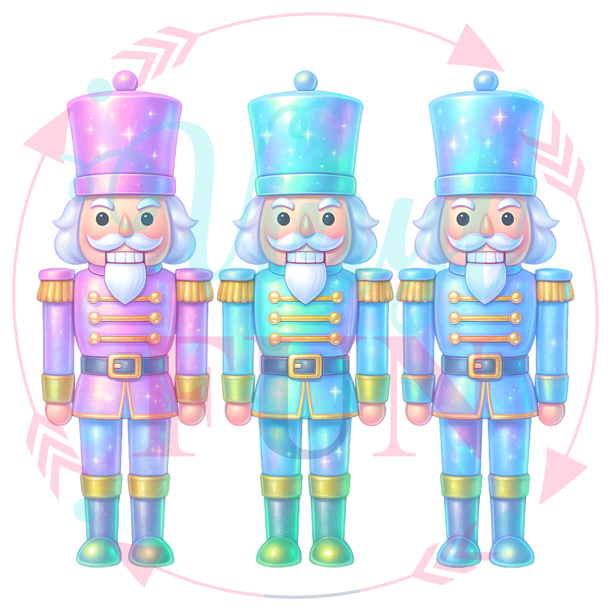 Holographic Nutcracker Transfer -XM25 – Vinyl Fun