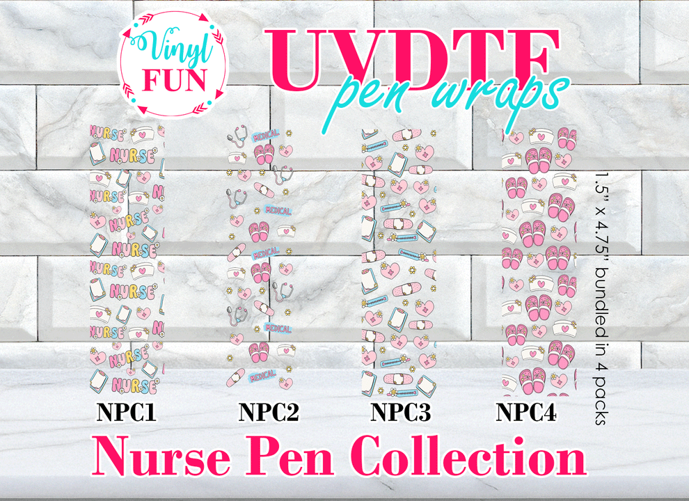 UVDTF Nurse Pen Wraps – Vinyl Fun