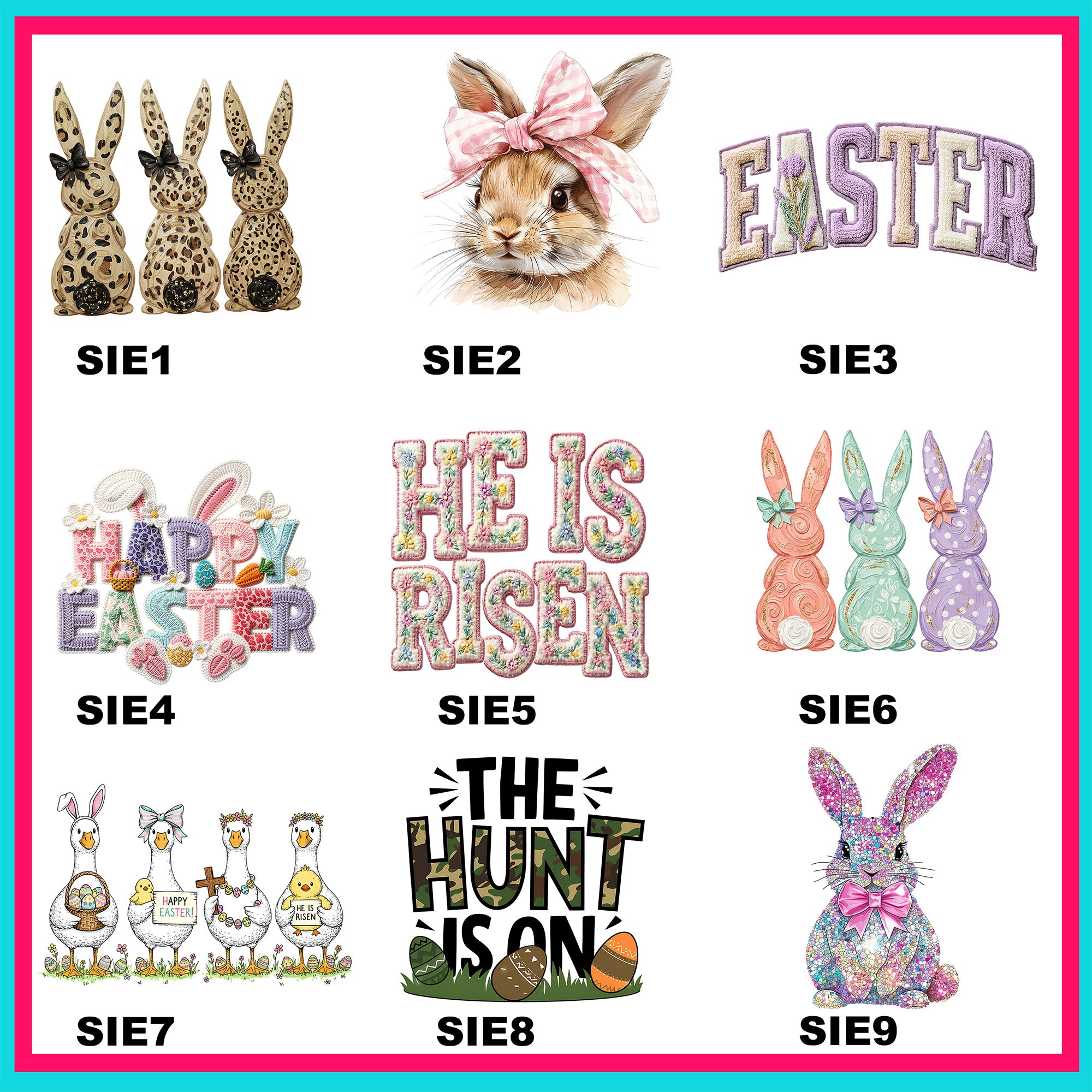 Simply Easter Transfers - For Fabrics – Vinyl Fun