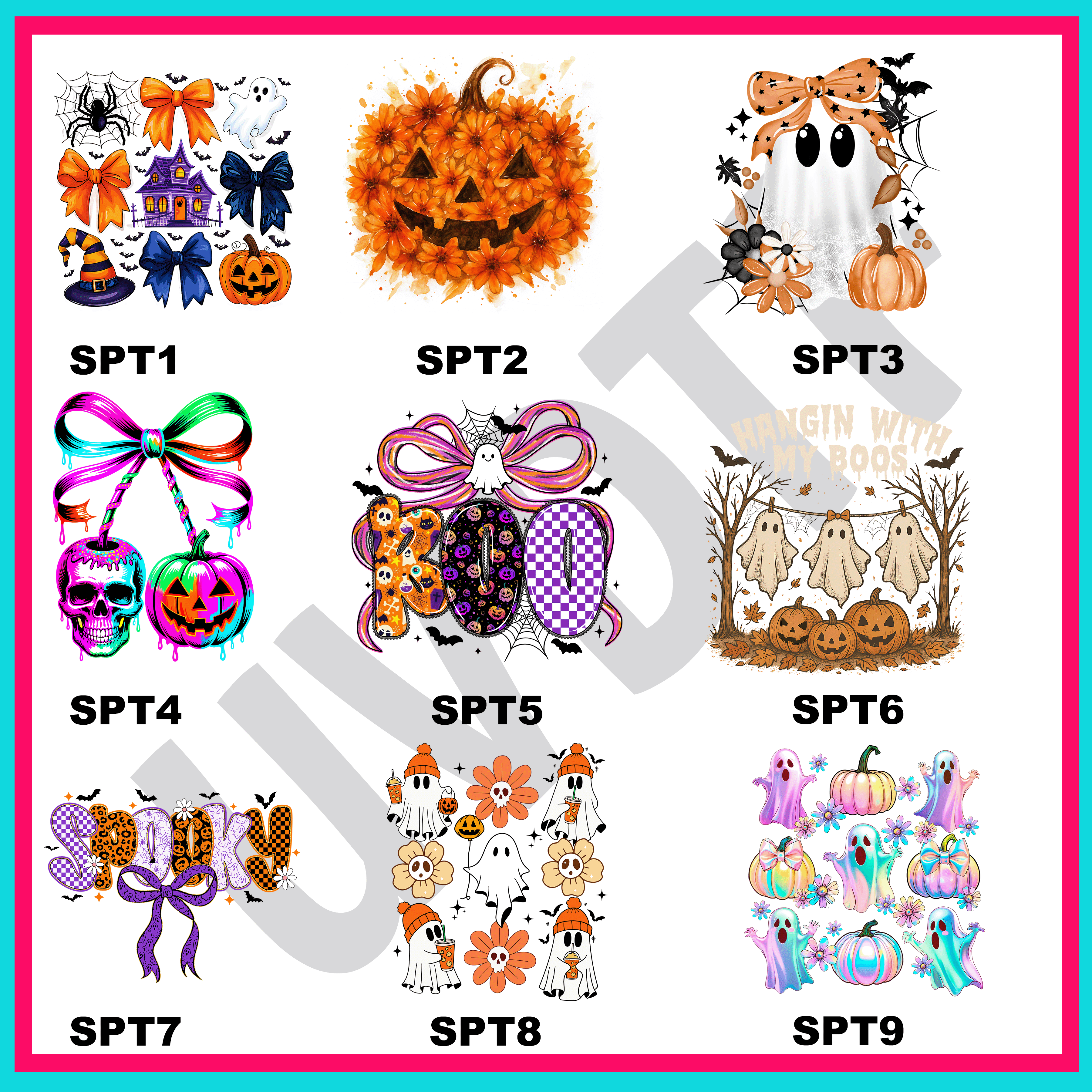 UVDTF Spooky Time Decals – Vinyl Fun