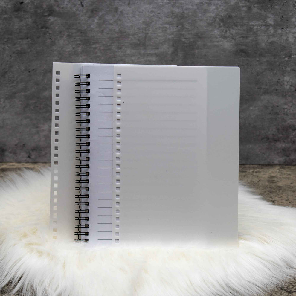 Plastic Sublimation Notebook with Side Cover Binding – Vinyl Fun
