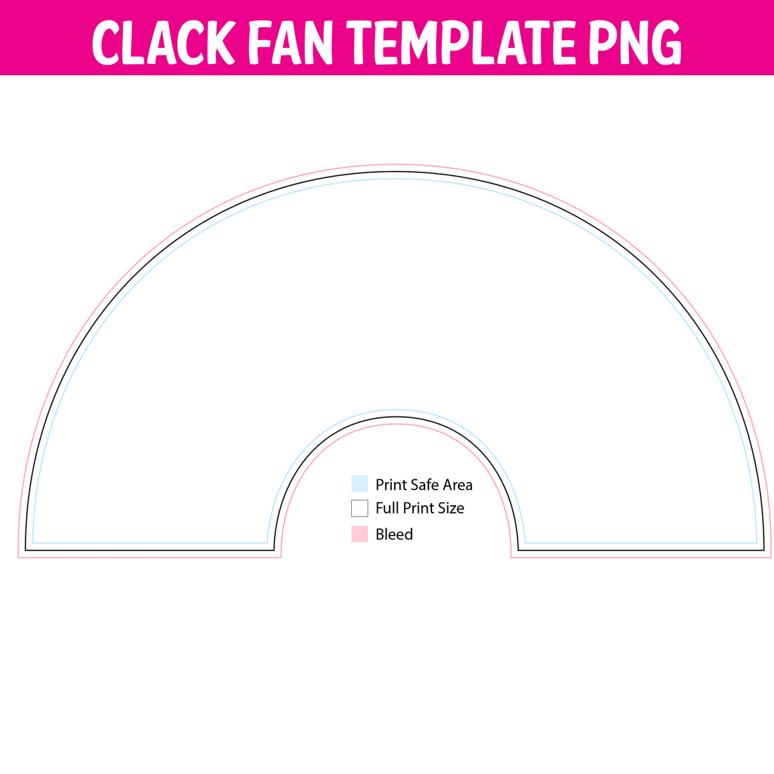 Clack Fan Template-Digital Download – Vinyl Fun