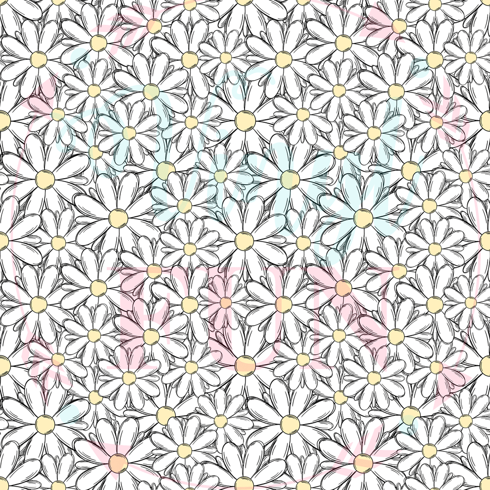 Daisy Pattern-A14 – Vinyl Fun