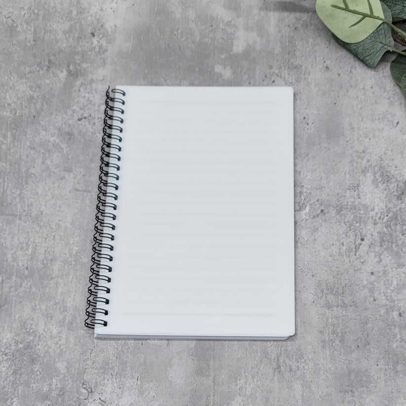 Plastic Sublimation Notebook with Side Cover Binding – Vinyl Fun